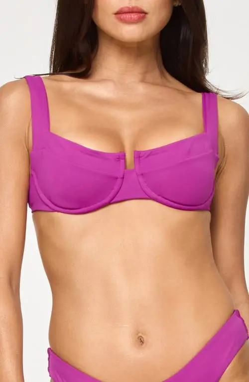 L*Space Coast To Coast Underwire Bikini Top - Wild Aster