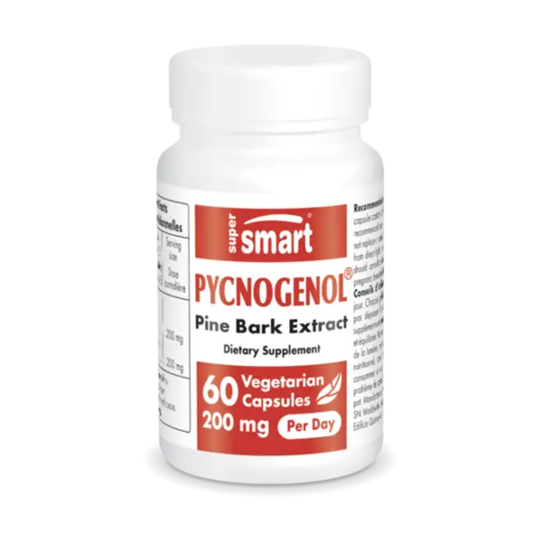 SUPERSMART Pycnogenol 200mg Per Day