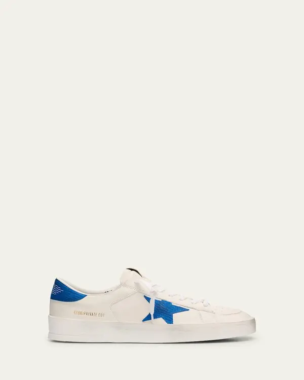 Golden Goose Stardan Low-top Sneakers - White/blue