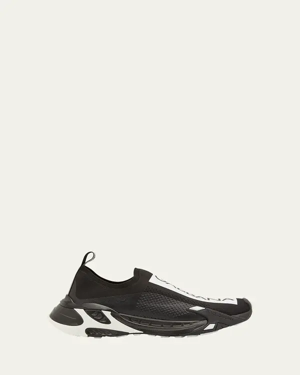 Dolce & Gabbana Logo-stripe Sock Sneakers