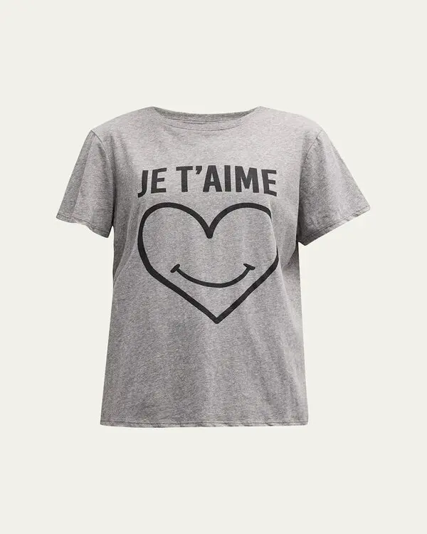Cinq À Sept Smiling Heart Graphic T-shirt