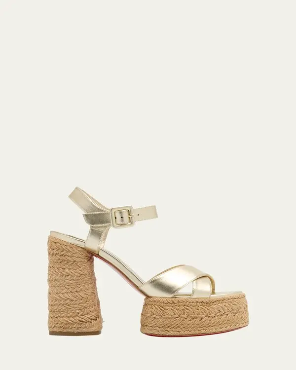CHRISTIAN LOUBOUTIN Super Calakala Platform Espadrilles