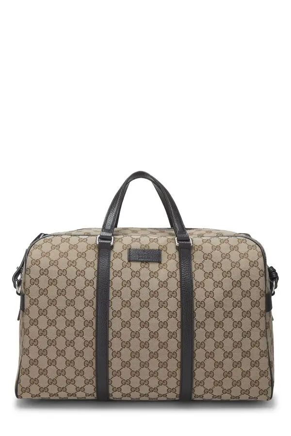 Gucci Original Gg Canvas Boston Xl Duffle Bag