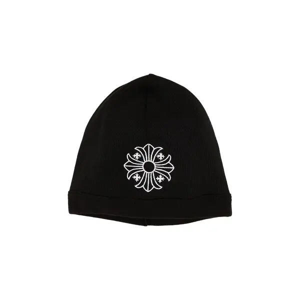 Chrome Hearts Skull Cross Logo Beanie - Black