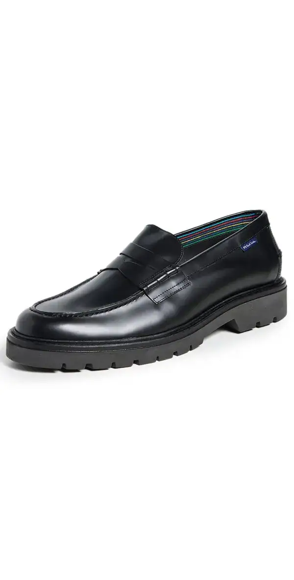 Paul Smith Bolzano Loafers In Black 60% Off Editorialist