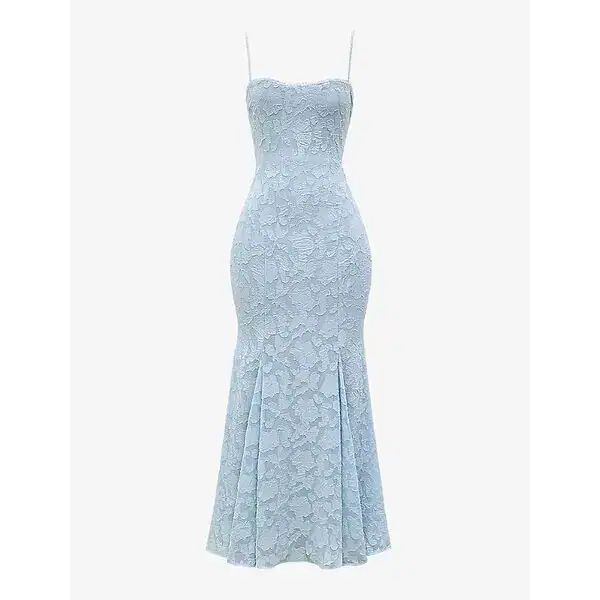House of CB Joan Lace-Up Maxi Dress