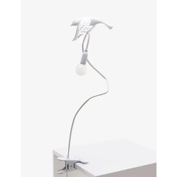 SELETTI Sparrow Taking Off Resin Clamp Lamp 100cm