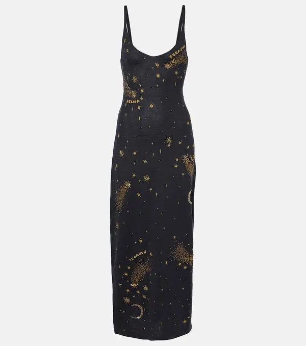 Altuzarra Denise Wool And Silk Gown