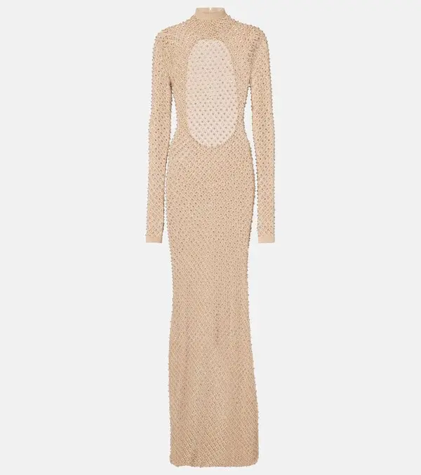 hayden knit dress Girls Ribbed Crochet Contrast Stitched Dress main image 1
