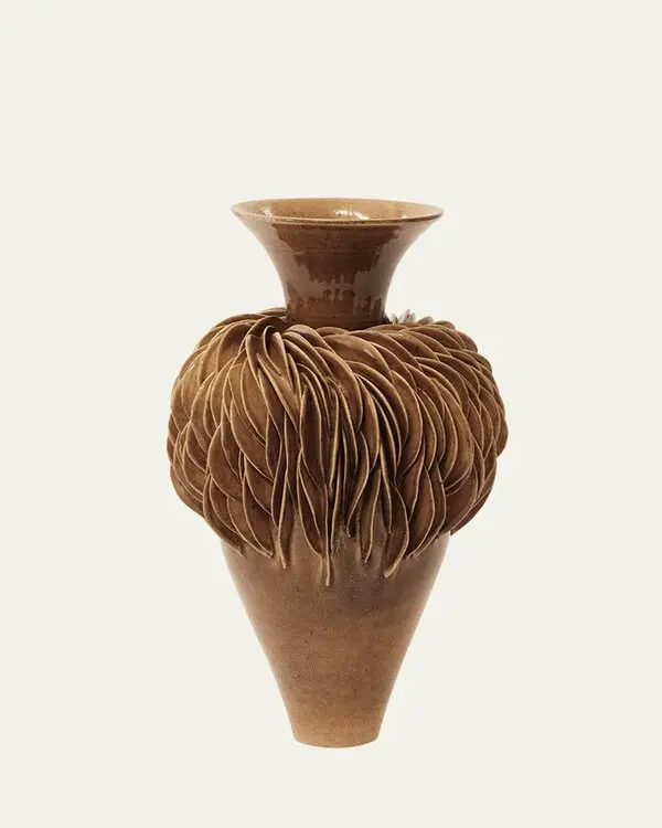 LORENE CAVAGNA CERAMIQUE Fractal Stoneware Vase, 14