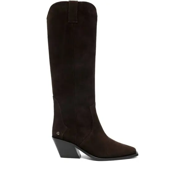 ANINE BING Knee-high Suede Boots - Brown
