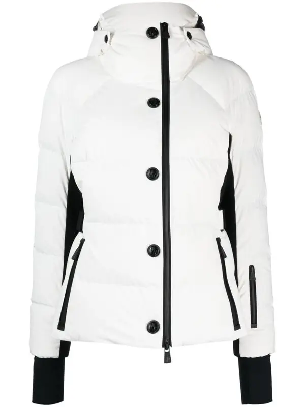 Moncler Grenoble Guyane Hooded Ski Jacket - Beige