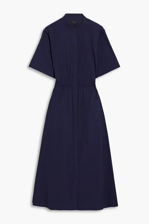 Rag & Bone Ronan Cutout Cotton-poplin Midi Dress