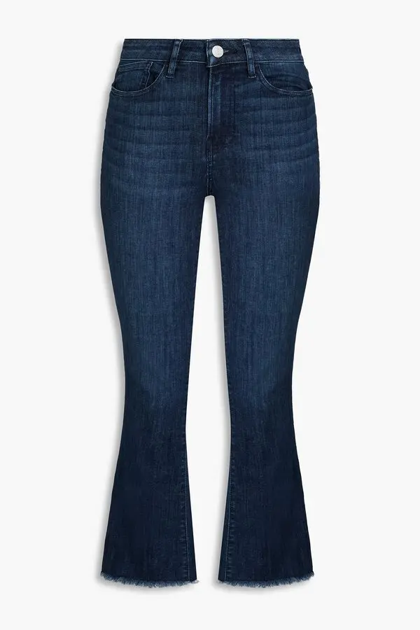 FRAME Le Crop Mini Boot High-rise Jeans