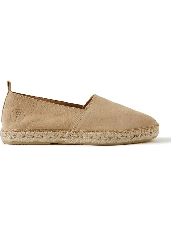 Frescobol Carioca Helio Suede Espadrilles - Neutrals