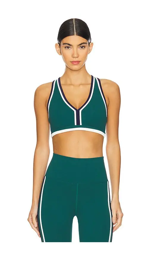 Beach Riot Ida Top In Green - Pine Green
