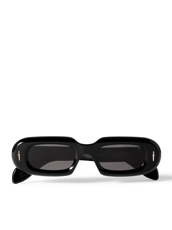 CUTLER AND GROSS The Great Frog Oval-frame Acetate Sunglasses