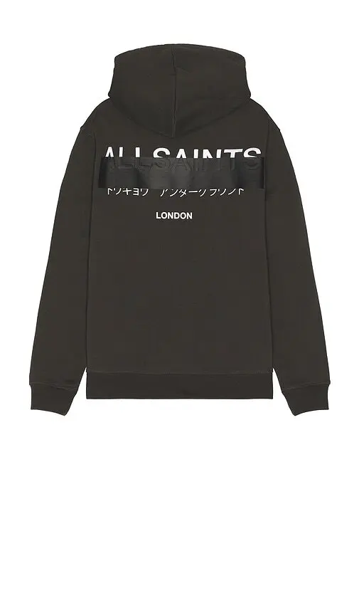 All Saints Redact Oth Hoodie - Washed Black