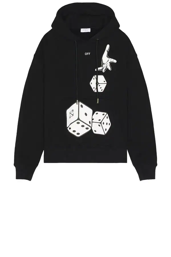 Off-White Dices Skate Hoodie In Black 66% Off Editorialist