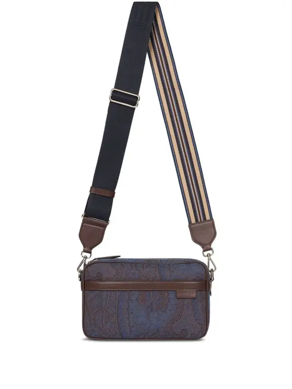 Etro Paisley Cotton-blend Bag - Brown
