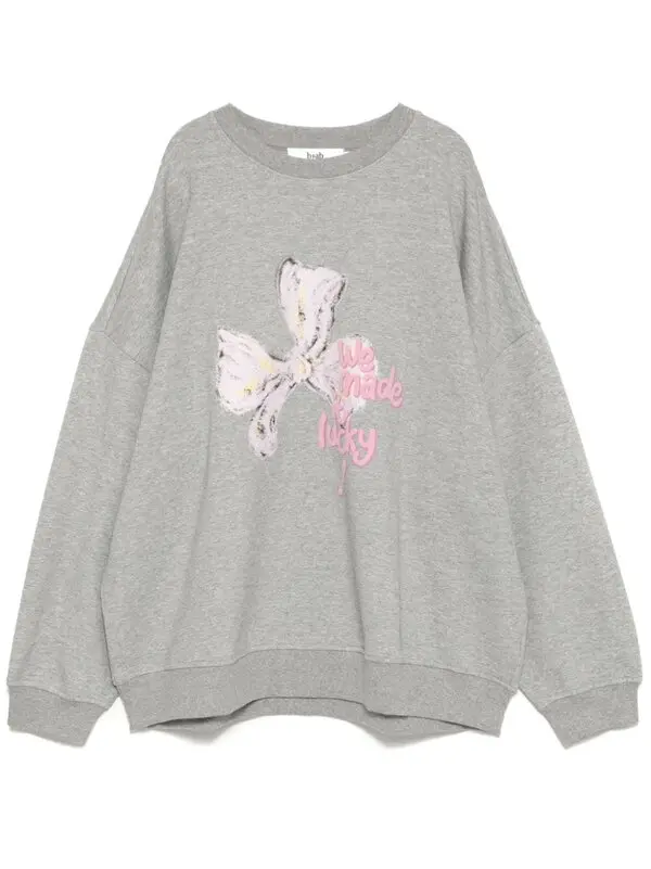 B+AB Graphic-print Sweatshirt - Grey