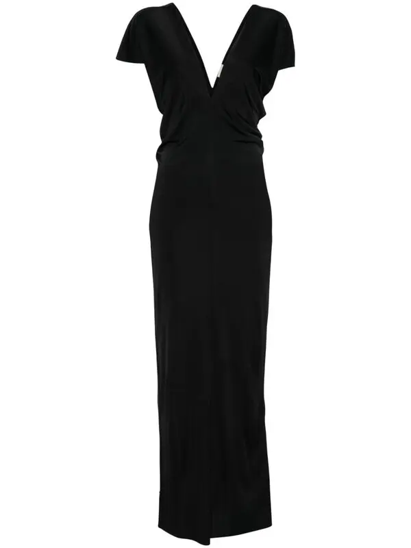 Khaite Ima Maxi Dress - Black