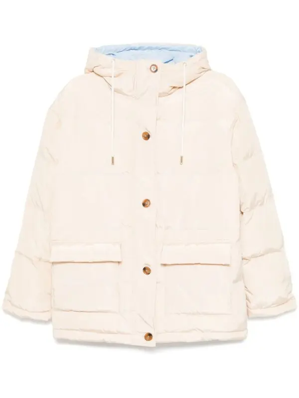 TOUT A COUP Hooded Down Jacket