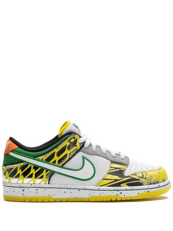 Nike Dunk Low "what The Duck Away University Of Oregon" Sneakers - White