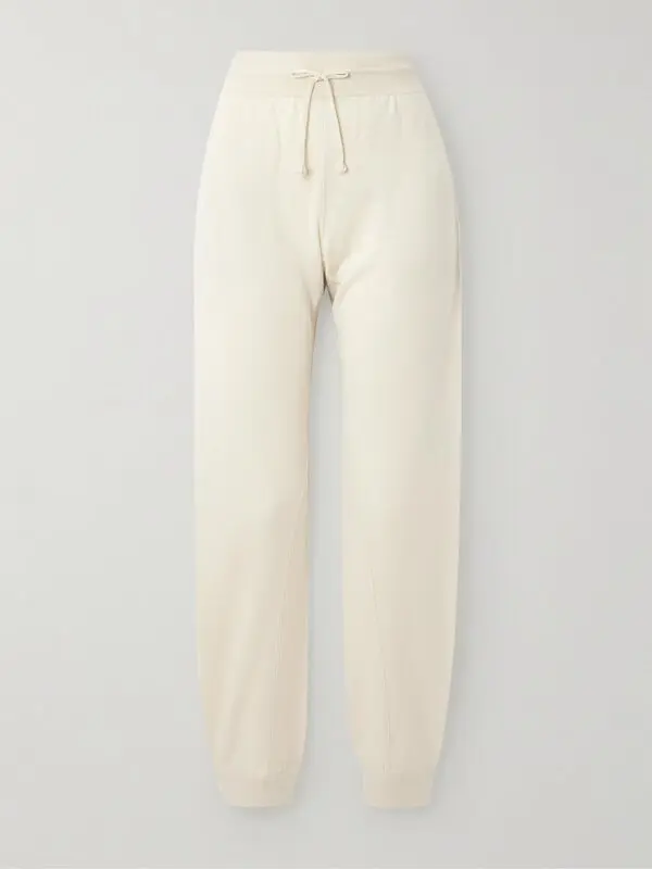 Loro Piana Cocooning Cashmere Track Pants - Ivory