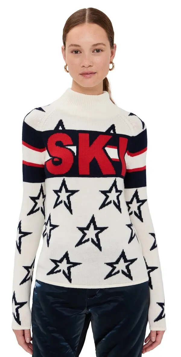 Perfect Moment Brixen Wool Sweater - Snow White