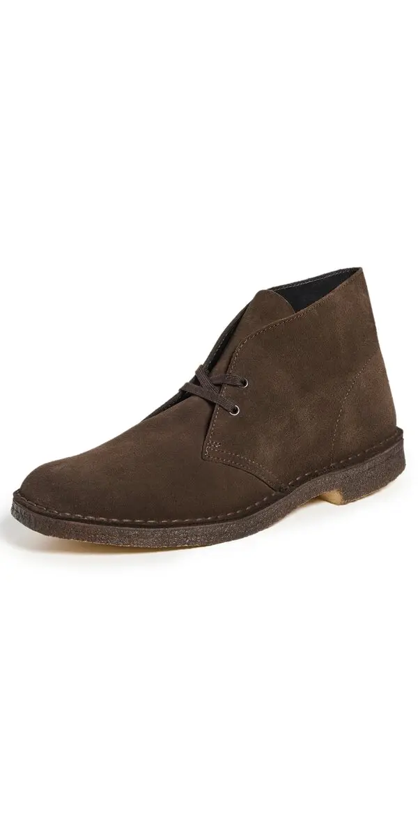 Clarks Desert Boots - Brown Suede
