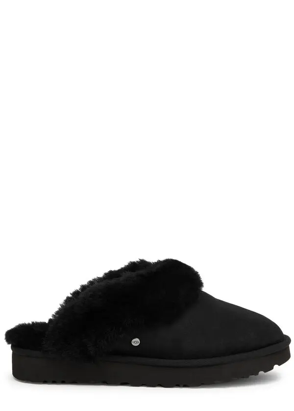 UGG Classic Ii Suede Slippers - Black