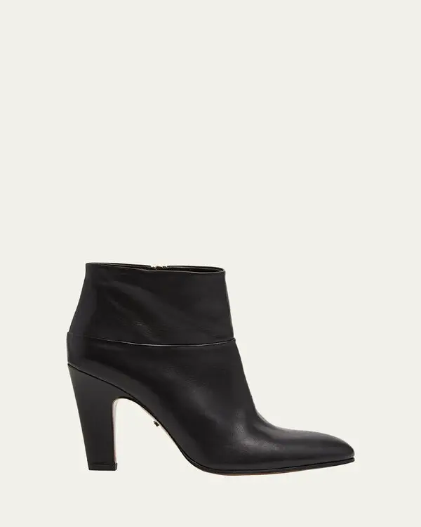 Chloé Eve Leather Ankle Booties - Black
