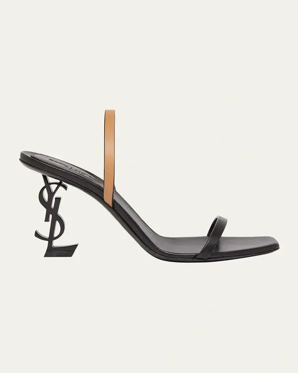 Saint Laurent Opyum -heel Slide Sandals