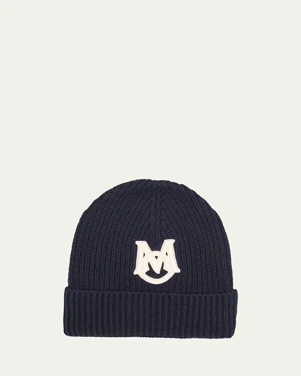 Moncler Interlock Logo Beanie
