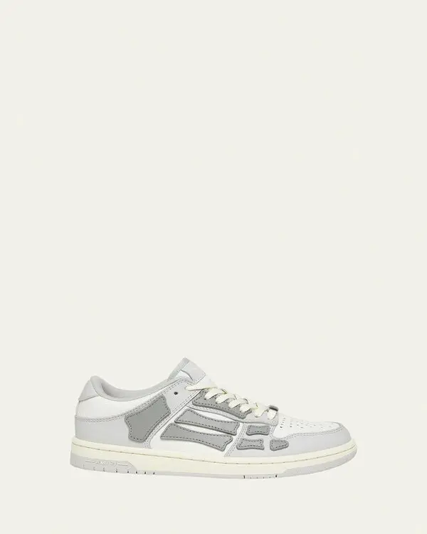 Amiri Skel Colorblock Low-Top Sneakers - Grey | Editorialist