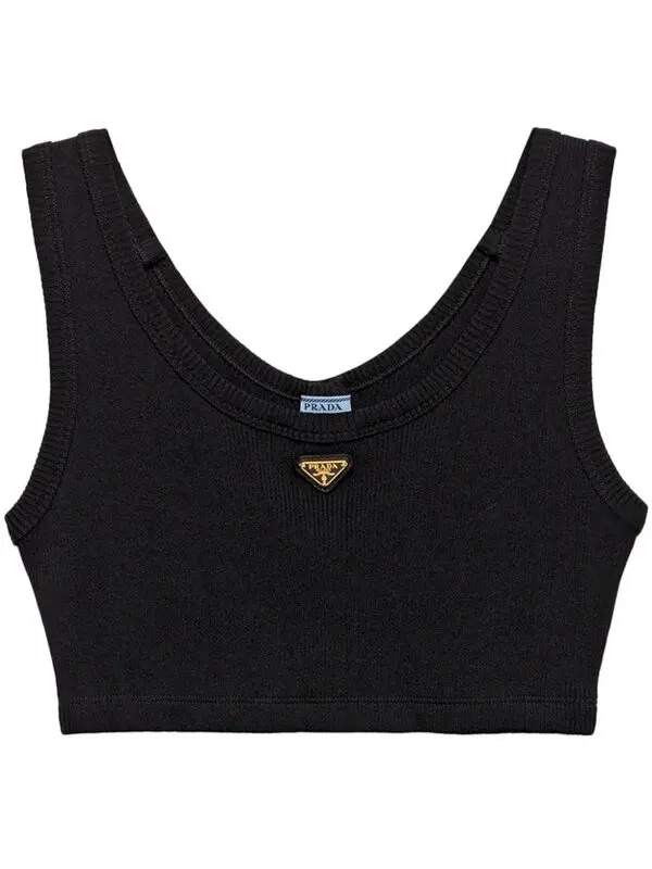 Prada Triangle-logo Tank Top