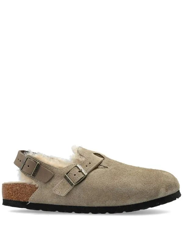 BIRKENSTOCK Tokyo Shearling Slippers - Neutrals