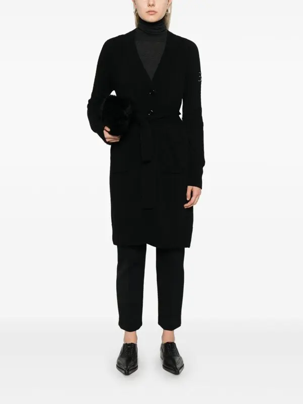Ermanno Scervino Crystal-embellished Cardigan Coat