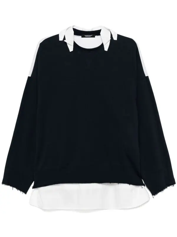 UNDERCOVERISM Patchwork Cotton Sweatshirt