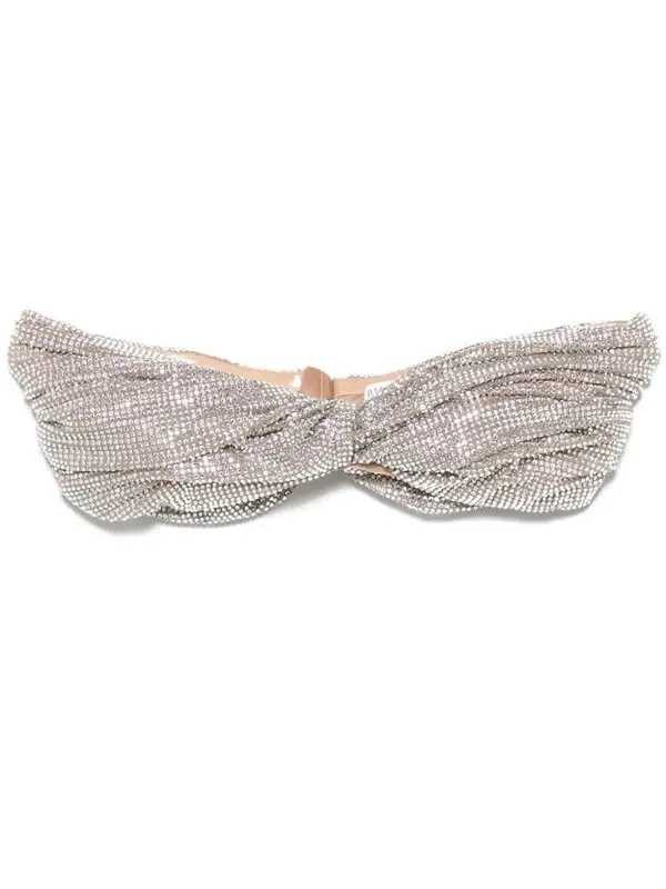 Giuseppe Di Morabito Crystal-embellished Bralette Top