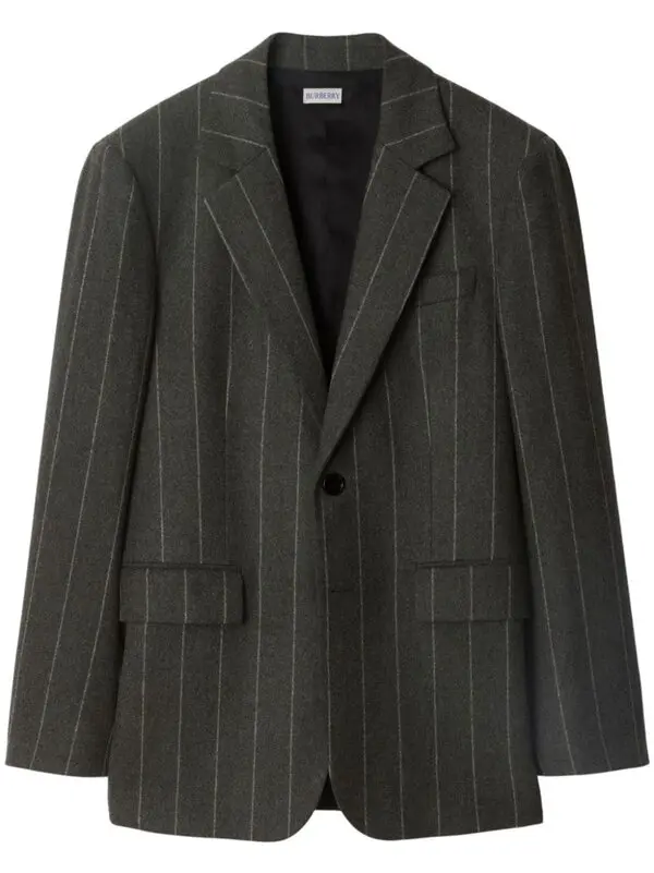 Burberry Pinstriped Blazer