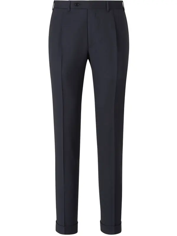 Canali Wool Trousers - Blue