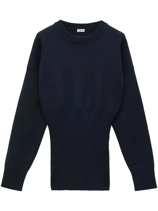 Loewe Logo-patch Jumper - Blue