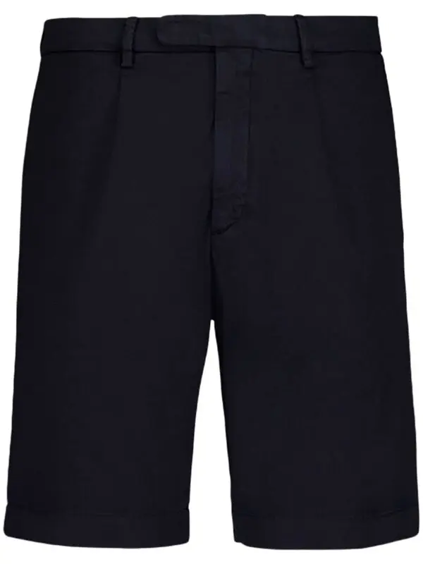 Boglioli Cotton Relaxed Shorts - Blue
