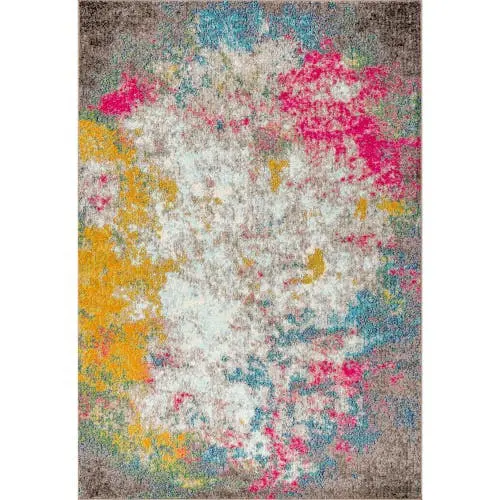 JONATHAN Y Contemporary Pop Modern Abstract Area Rug - Yellow/multi