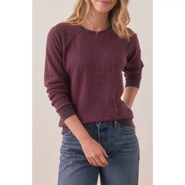 Marine Layer Daisy Textured Stitch Sweater