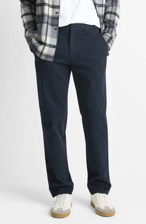 Vince Owen Stretch Cotton Chinos - Coastal Blue