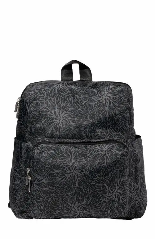 BAGGALLINI Carryall Packable Backpack - Midnight Blossom