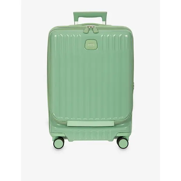 BRICS Positano Front Pocket Suitcase 55cm - Sage Green